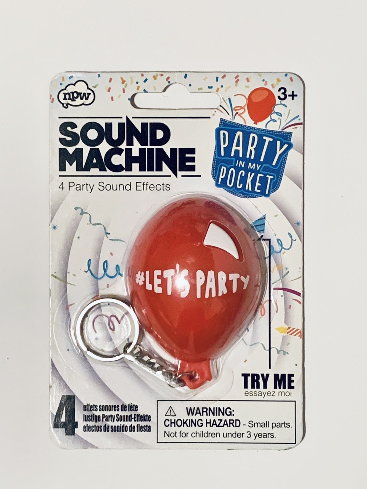 NPW-USA Mini Key Ring Party In My Pocket 4 Sound Effects Party Machine ...