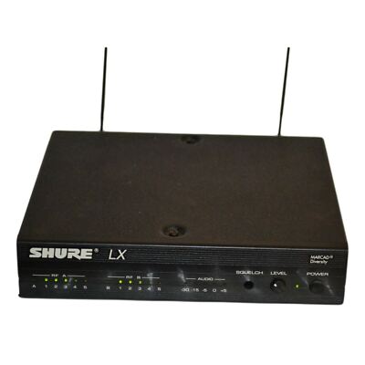 Shure LX4 Wireless Receiver With 2 Antennas and power supply | eBay