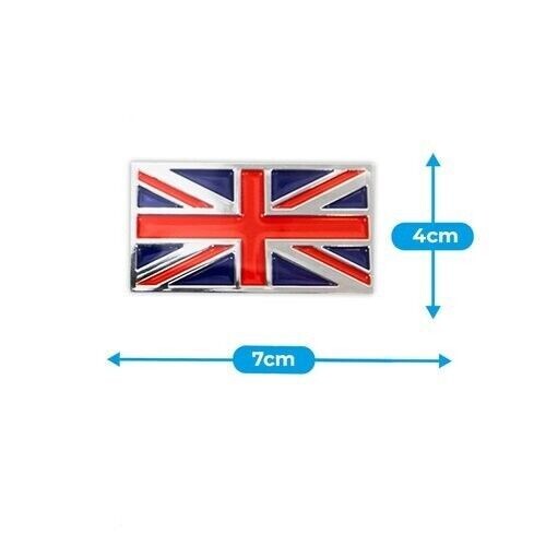 Union Jack self adhesive classic car van badge 7cm x 4cm UK flag emblem ...