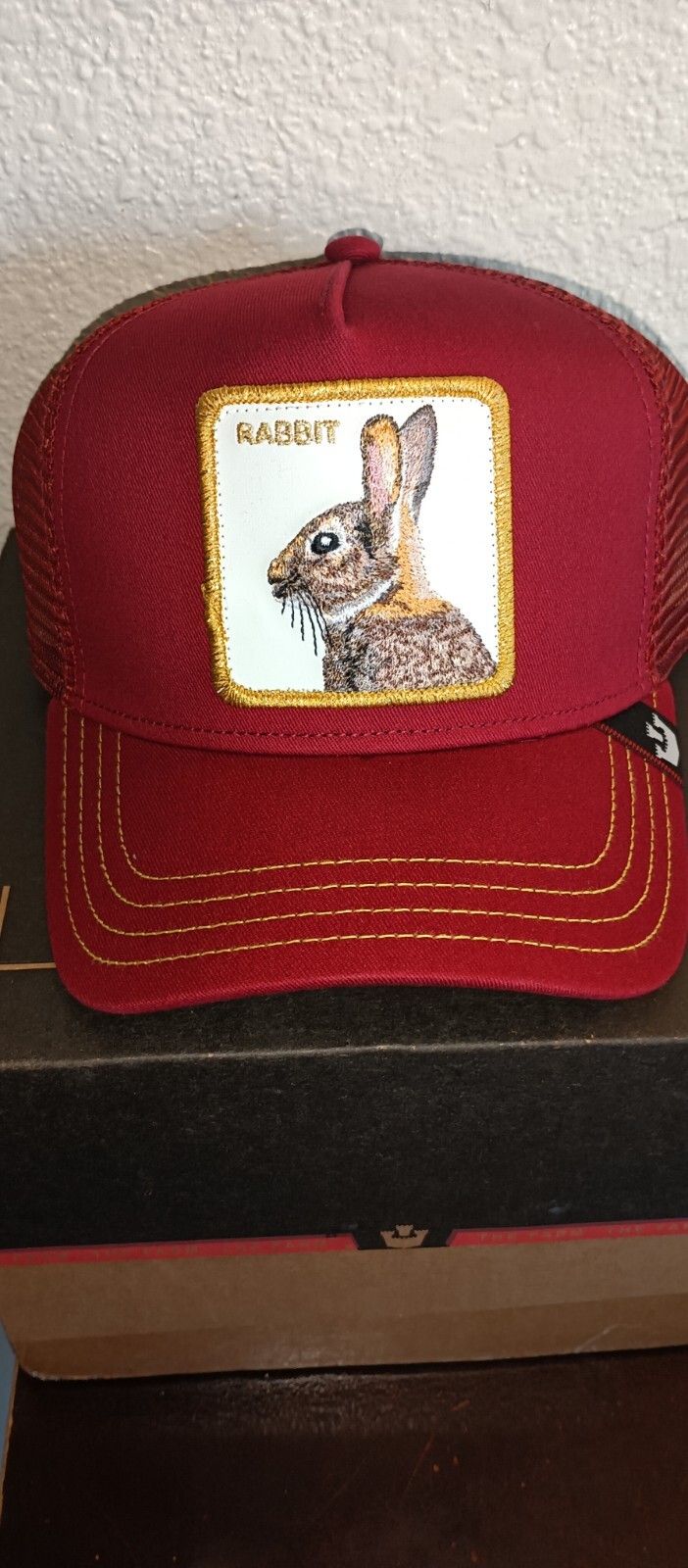 Goorin Bros The Farm Animal Trucker LUNAR RABBIT YEAR OF BLACK RABBIT ...