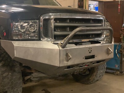 DIY Weld It Yourself Front Winch Bumper Fit For 99-04 Ford Super Duty ...