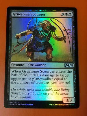 1x Gruesome Scourger | FOIL | M20 Core Set 2020 | MTG Magic Cards | eBay