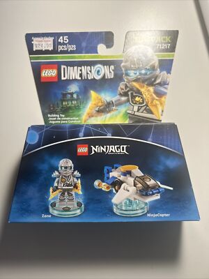 LEGO Dimensions Fun Pack - Ninjago (Zane and NinjaCopter) Brand New ...