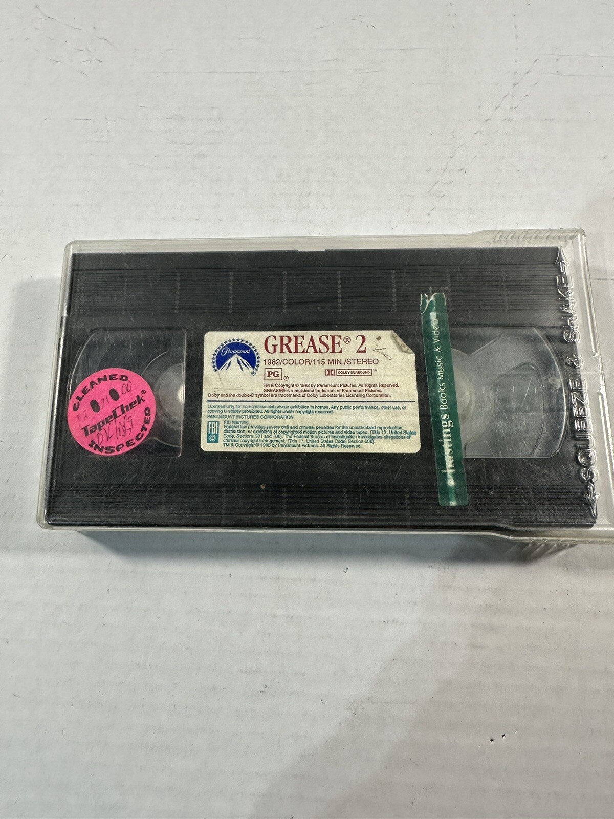 Grease 2 - VHS Video Tape | eBay