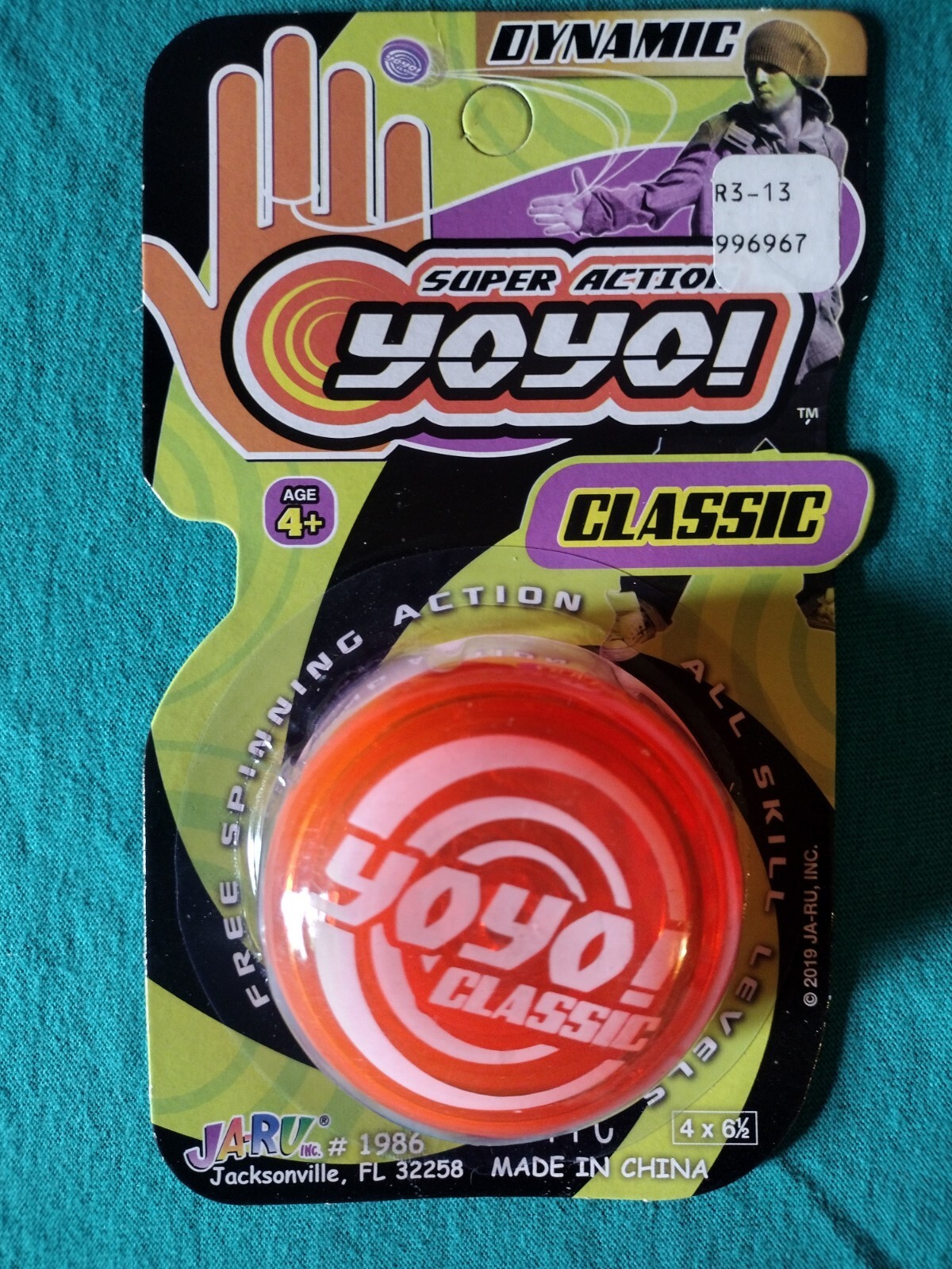 YoYo Dynamic Super Action Classic in Yellow by Ja-Ru Great for Tricks ...