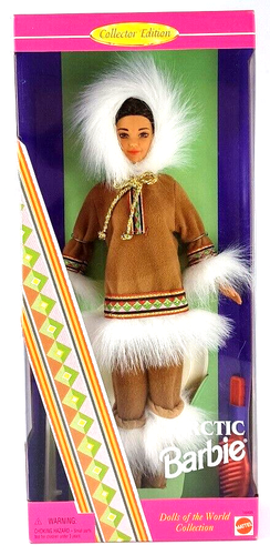 BARBIE Arctic Barbie Doll 1996 Dolls Of The World Collection NIB Mattel ...