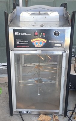 JJ850D Super Soft Pretzel Wisco Warmer Display Case Countertop ...