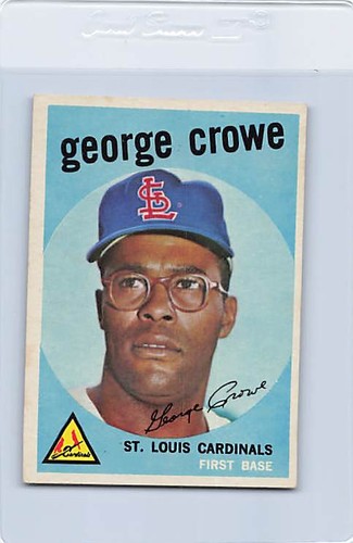1959 Topps #337 George Crowe Cardinals NM *7734 | eBay
