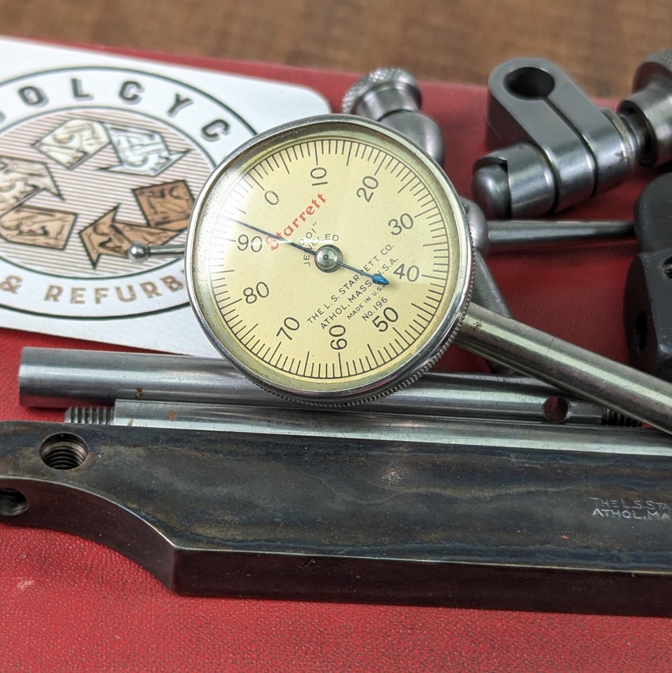 Starrett Universal Test Indicator Set №196 Complete SmoothOp Repeats ...