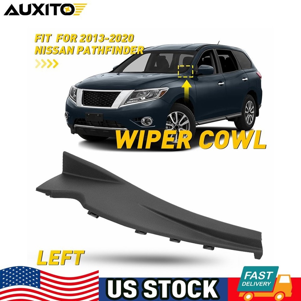 US Windshield Wiper Cowl Extension Trim LH Side Fits 2013-2020 Nissan ...