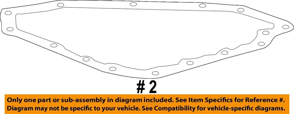 GM OEM 15-22 Spark EV EngineTransaxle Transaxle Parts-Trans Pan Gasket ...