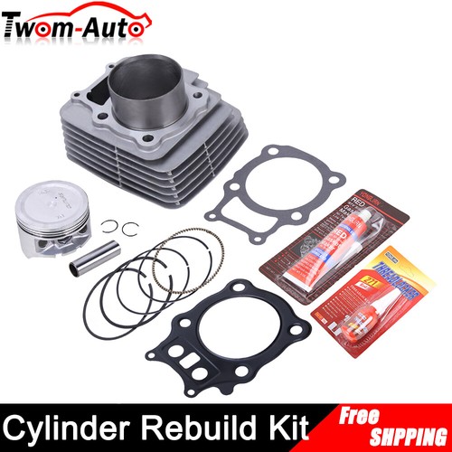 Top End Kit Big Bore Cylinder Head Piston Kit For Honda Rancher TRX350 ...
