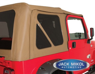 SPICE 97-06 JEEP WRANGLER SOFT TOP TINTED REAR and BACK WINDOWS | eBay