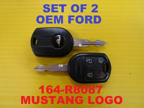Set Of 2 Used Cut OEM 2010-2014 Ford Mustang Keys 164-R8087 5921186 ...