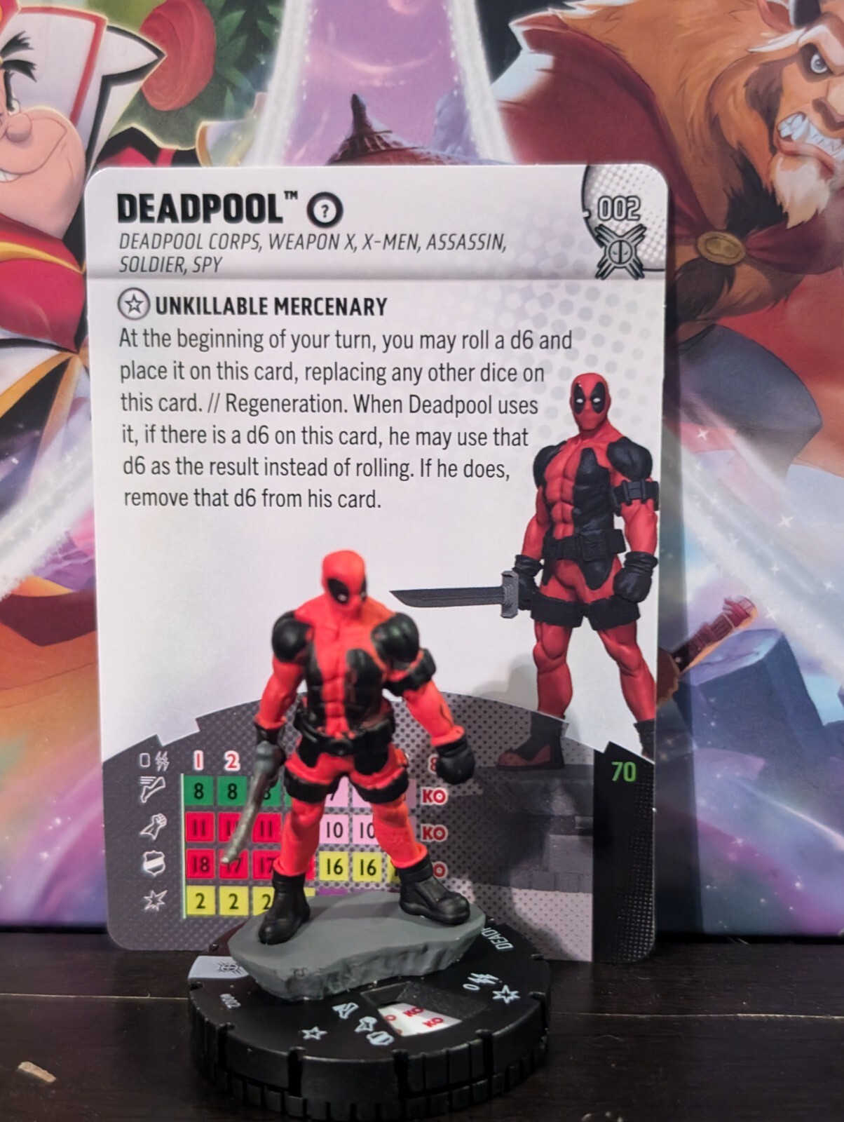 Marvel Heroclix Deadpool 002 w/ Card Deadpool Weapon X Set | eBay