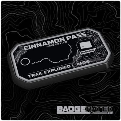Cinnamon Pass Trail Badge (Lake City, CO) | eBay