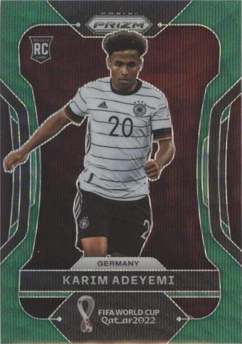 2022 Panini Prizm World Cup Qatar - Karim Adeyemi #111 Green Wave Prizm ...