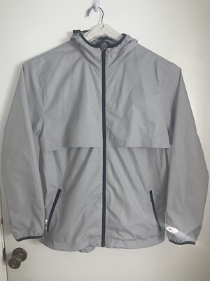 Champion Venture Dry Hooded Windbreaker Water Repelling Gray Jacket XL ...
