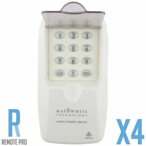 4 x ATA PTX-5v2 TrioCode 128 Garage Keypad Genuine KPX-7v2 GDO 11v1/6v3 ...