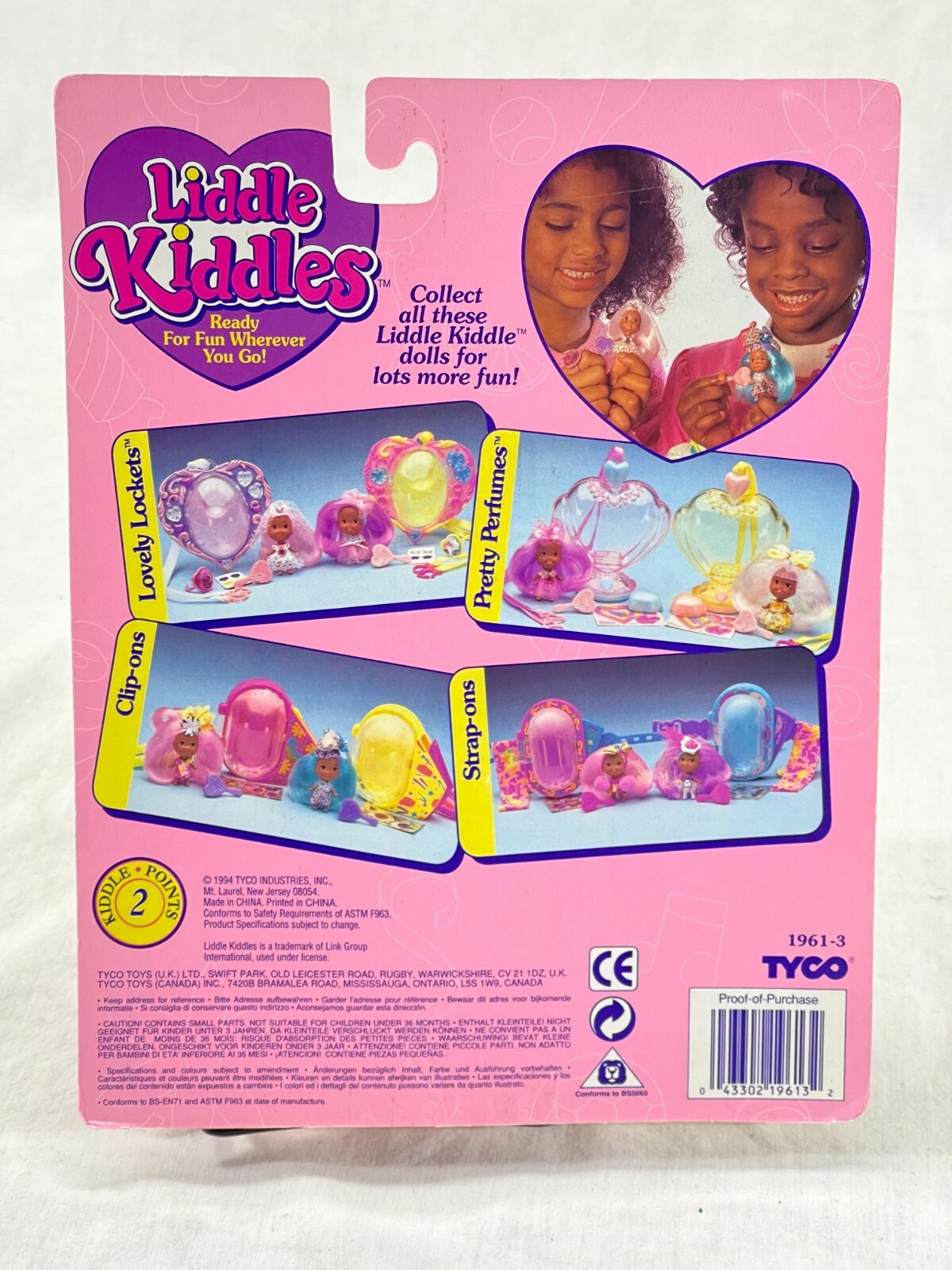 TYCO Liddle Kiddles Clip Ons Sherry Lacey Bobbie New Sealed Brown Skin RARE | eBay