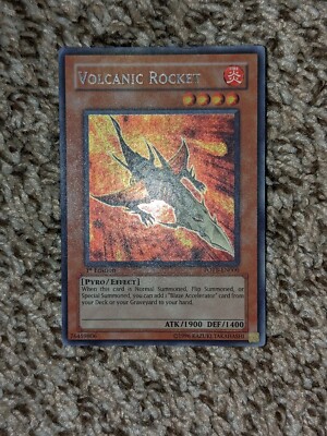Yugioh! LP Volcanic Rocket - FOTB-EN000 - Secret Rare - 1st Edition ...