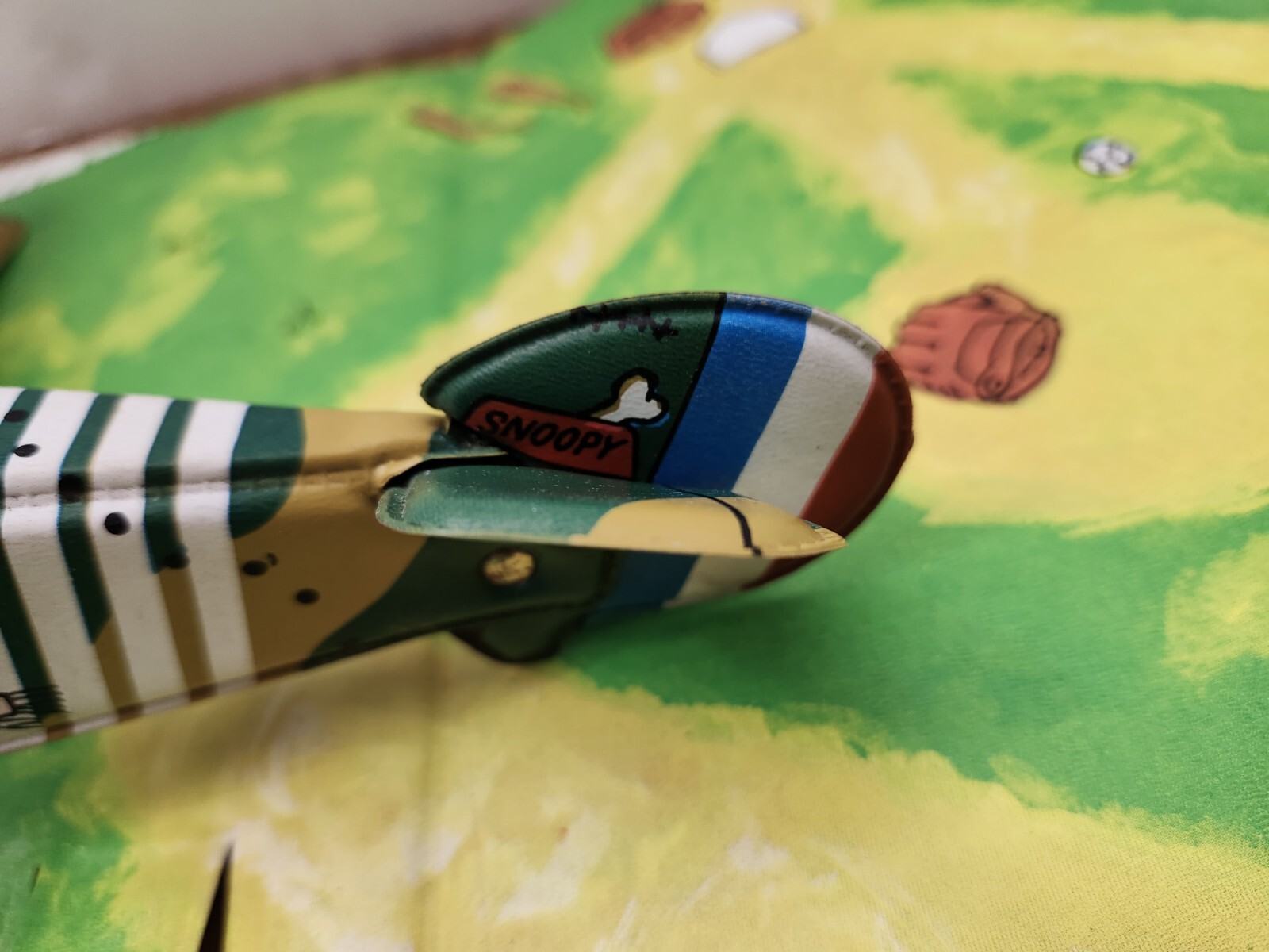 1969 Mattel Peanuts Snoopy Skediddler Sopwith Camel Red Baron No Snoopy ...