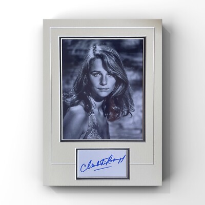 Charlotte Rampling - Popular British Actress Signed Display | eBay