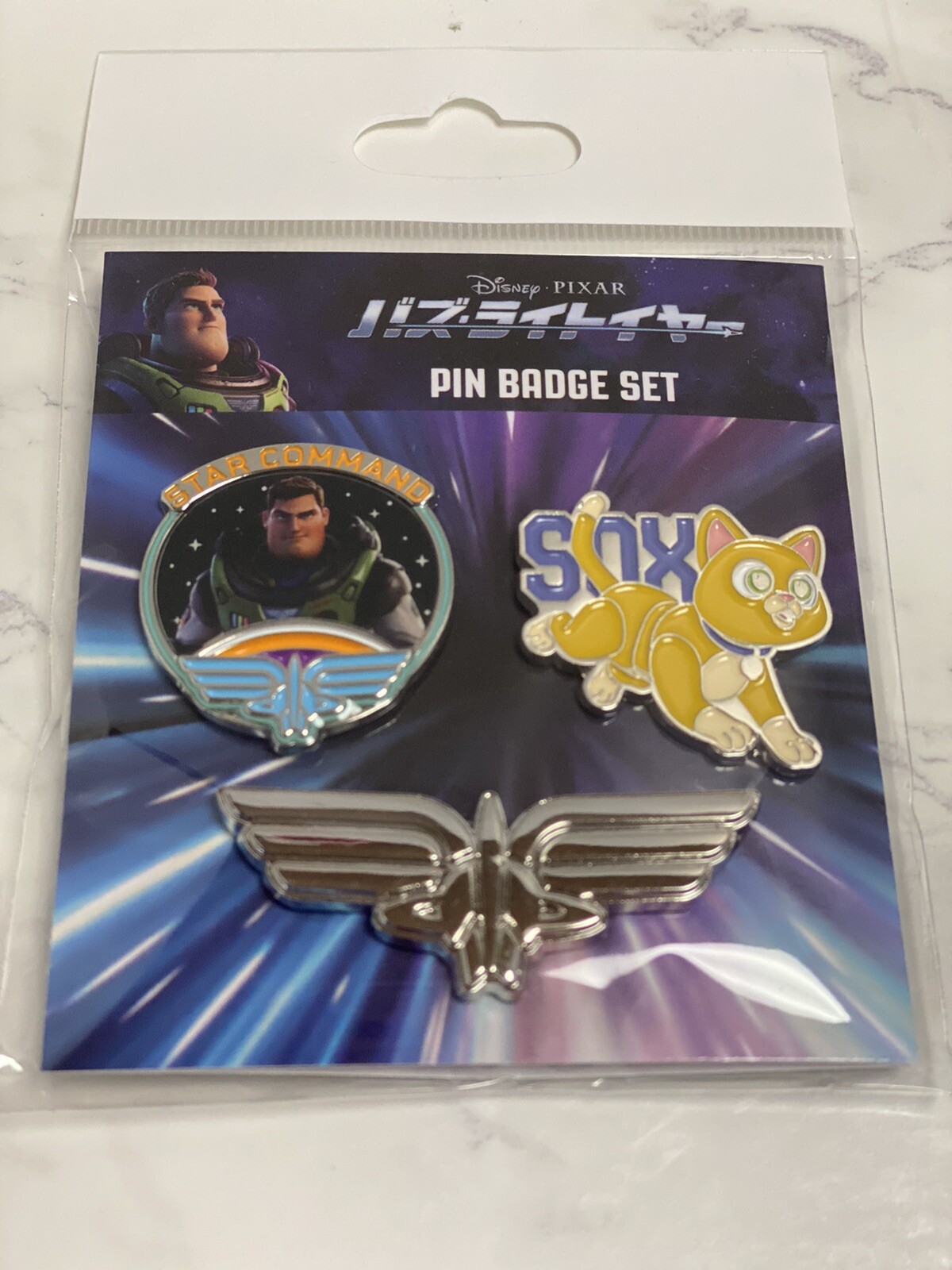 Buzz Lightyear Pins Badge 3pcs Set Sox Disney / Pixar Movie Buzz ...