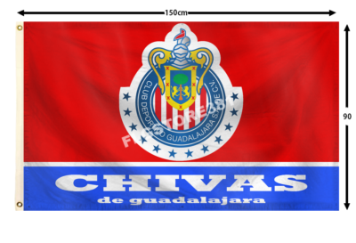 Guadalajara Jalisco Flag 3ft X 5ft Chivas DE Guadalajara Soccer FLAG