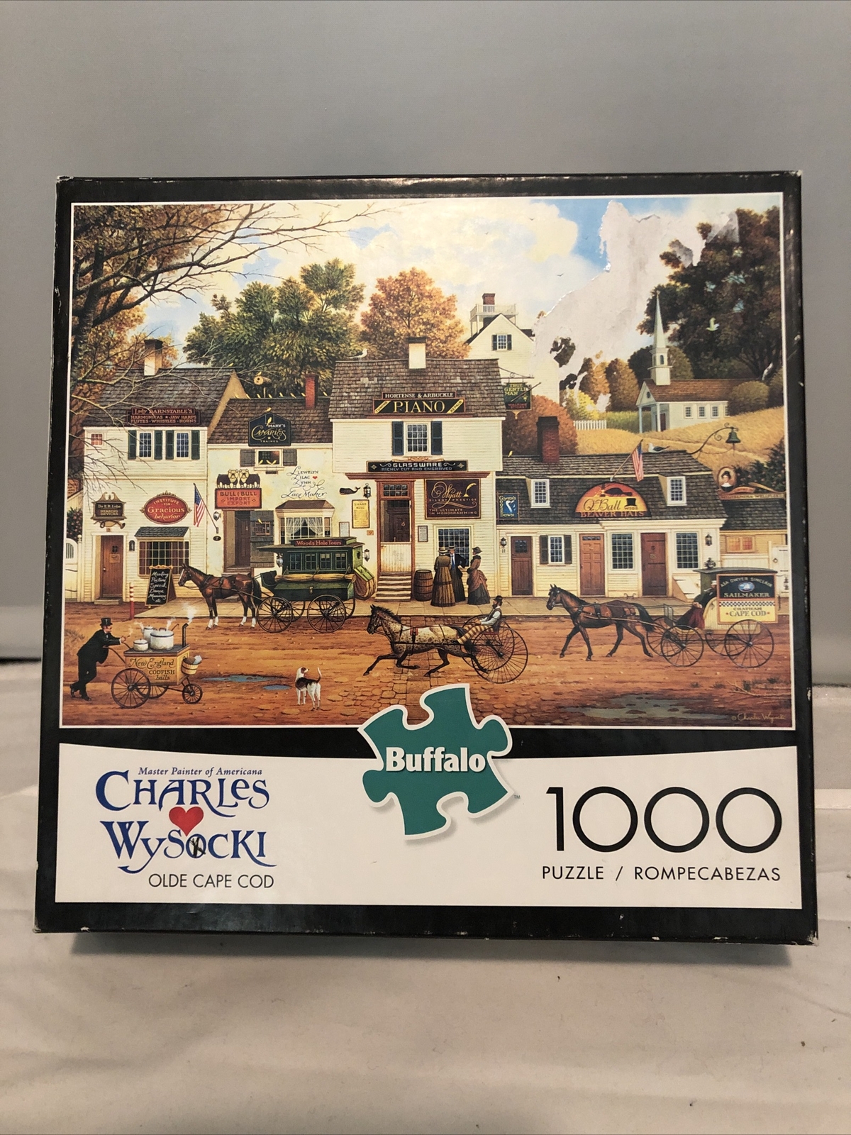 Charles Wysocki 1000 Piece Jigsaw Puzzle Olde Cape Cod Americana Art ...