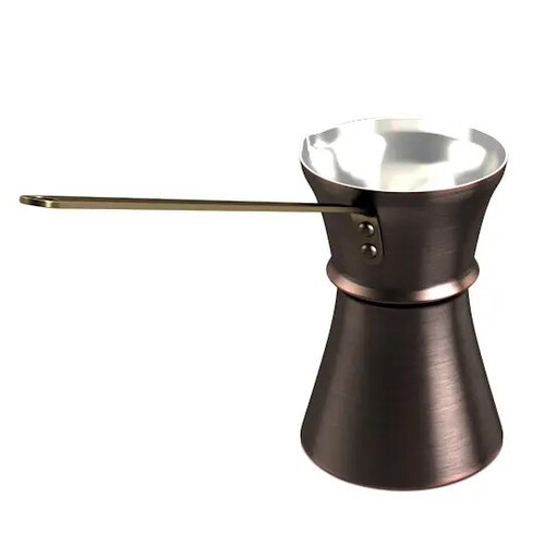 2.36oz Copper Irbik Jezve Turka Coffee Pot Maker Turkish Cezve with ...