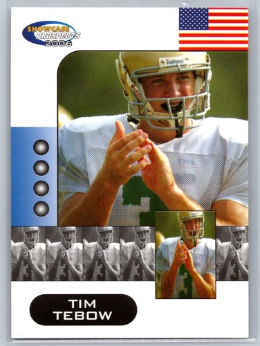 Tim Tebow 2006 Showcase Prospects High School RC | eBay