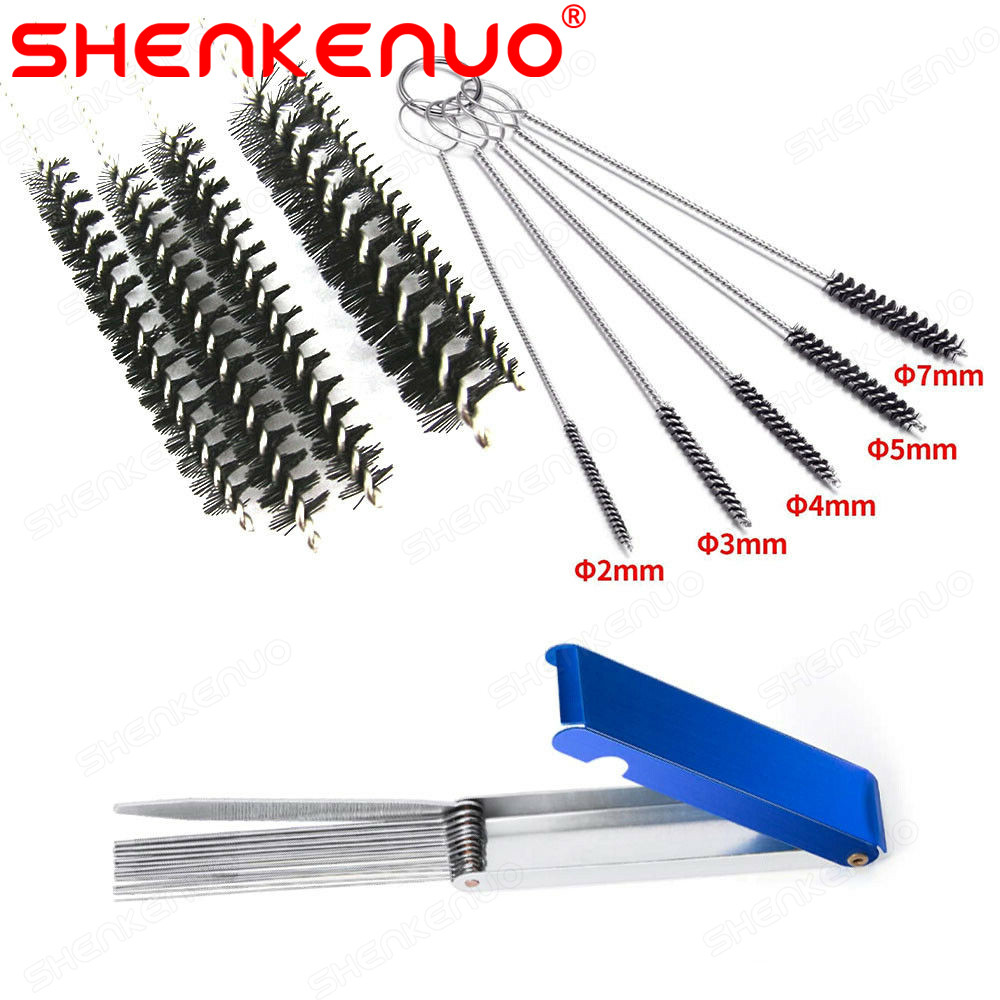 18PCS Carburetor Carb Jet Cleaning tools Set Wire Cleaner Kit For ...