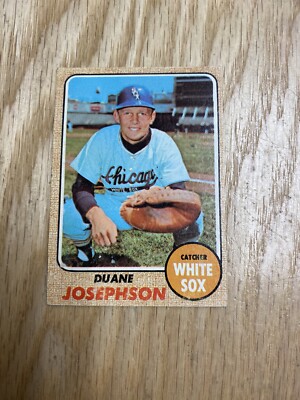 1968 Topps Baseball Duane Josephson Chicago White Sox Card #329 | eBay
