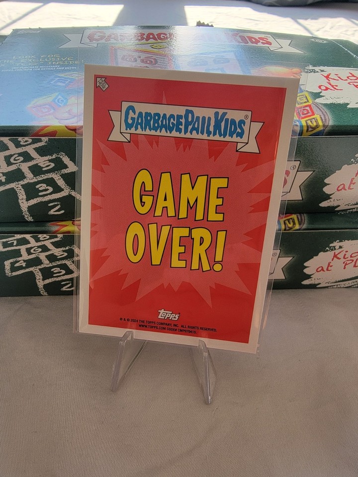 Garbage Pail Kids 2024 Topps Kids At Play Messed-up Mario#3a Game Over ...