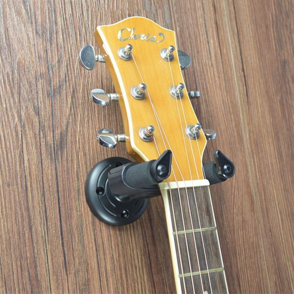 Guitar Hanger Wall Mount Holder Rack Hook Keeper Hanging Brackets Bass ...