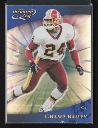 2000 Quantum Leaf #297 Champ Bailey Washington Redskins | eBay