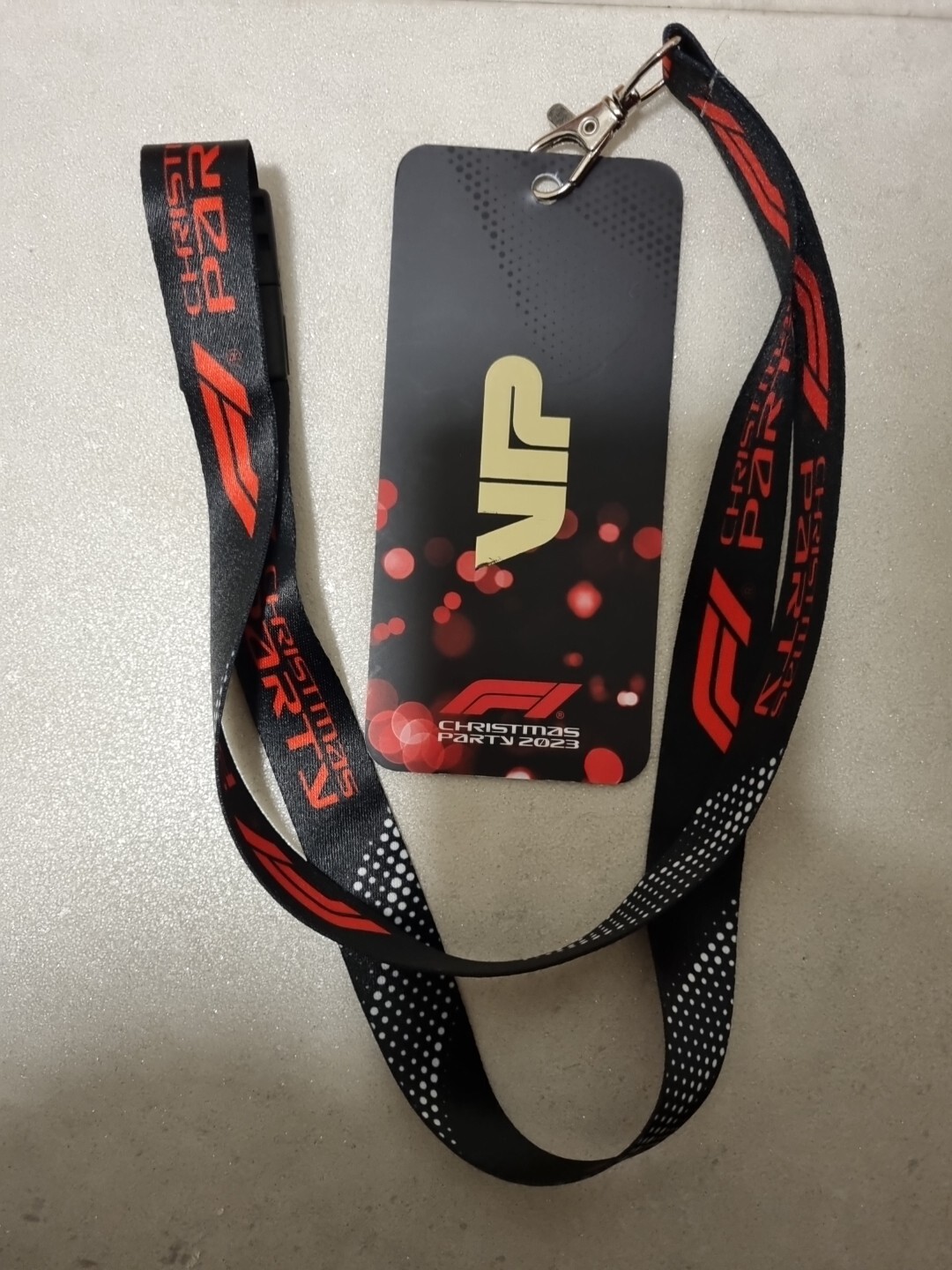 🏎 Formula 1 F1 Christmas Party 2023 Official Lanyard Tottenham Hotspur ...