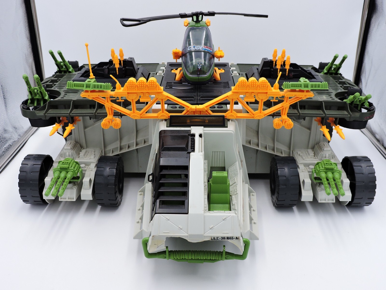 G.I. JOE General mobile strike headquarters 1990 Hasbro DAMAGED vintage ...