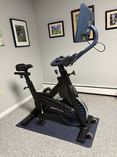 MYXFitness Black Bike For BODi Programs Plus Mats, Cushioned Seat | eBay