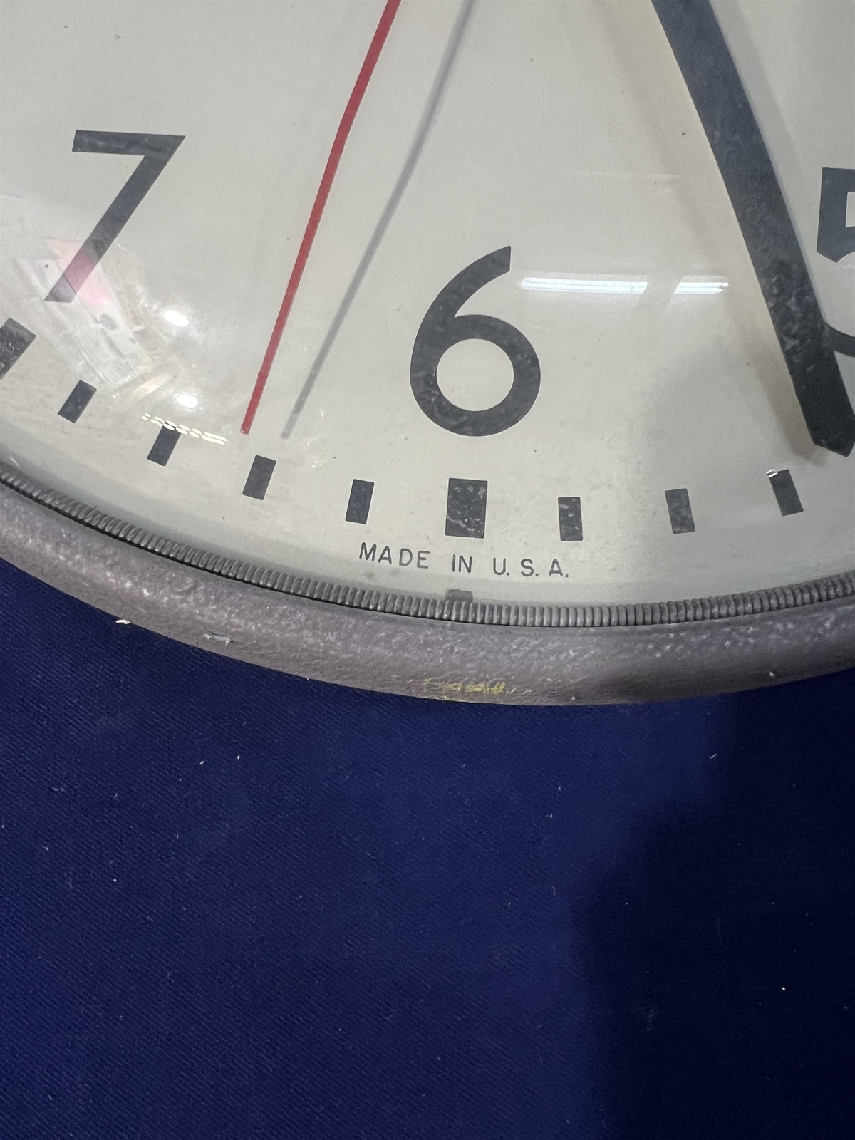 13" SIMPLEX 507-041 SLAVE CLOCK SCHOOLHOUSE ELECTRIC HANGING WALL GLASS | eBay