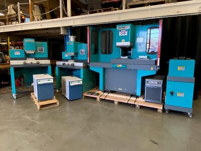 Qty (3) Moldman Electrical Connector Encapsulation Overmolding Machines ...