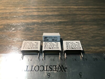 (Lot of 4) ERO .047uf 250vac 400vdc Film Capacitors 47nf 0.047 Hi-Q ...