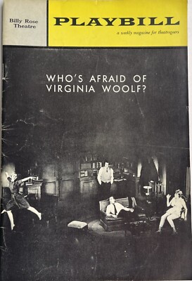 Who's Afraid of Virginia Woolf? - Broadway Playbill - Oct 1962 - Uta ...