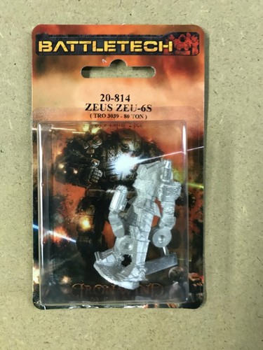 Battletech Miniatures - Zeus ZEU-6S - 20-814 - Iron Wind Metals | eBay