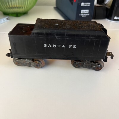 Marx Train Santa Fe Tender w/Metal Railings for 1829 Locomotive O Scale ...