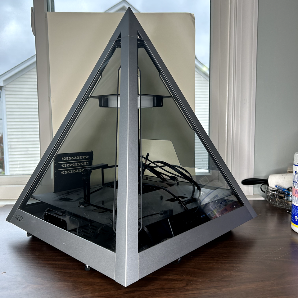 AZZA Pyramid CSAZ-804L PCIE 4.0 - All Sides Tempered Glass ATX Mid ...