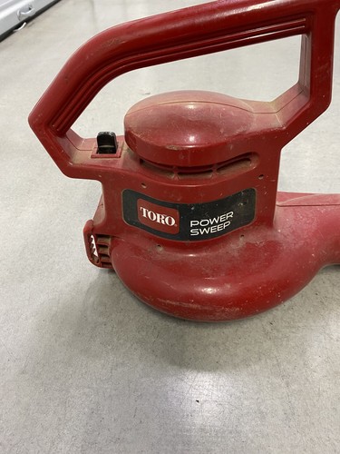 Toro Power Sweep Red Model No. 51586 Electric Handheld Leaf Blower ...