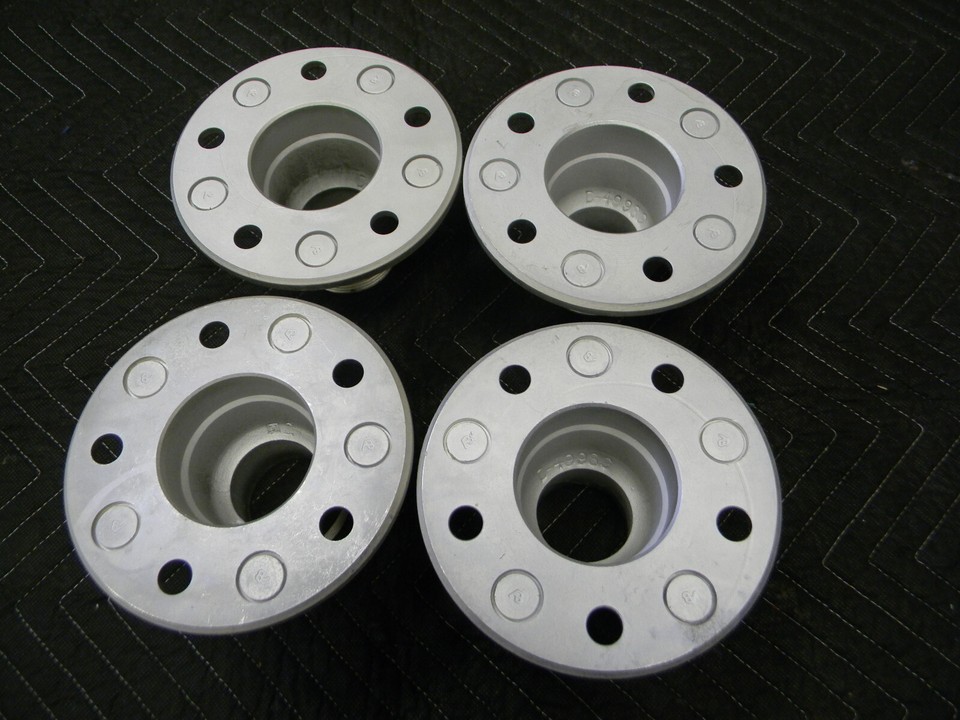 1963-66 CORVETTE KNOCK-OFF WHEEL HUB ADAPTERS SET OF 4, RESTORED TO ...
