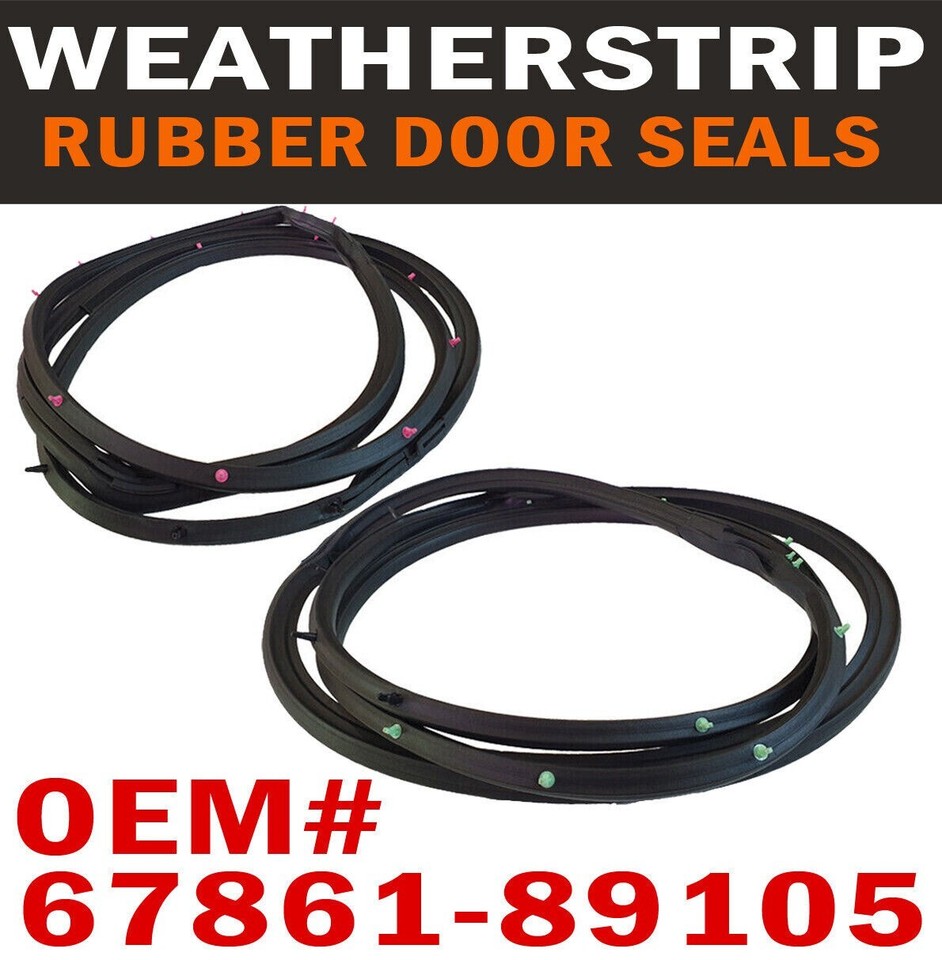 Replacement OEM Weatherstrip Rubber Door Seals for Toyota 4Runner ...